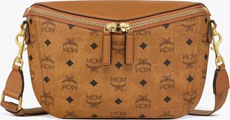 MCM Diamant 3D Umh&auml;ngetasche in Visetos-Leder-Mix