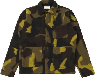Universal Works Homme, Vestes, Multicolore, Taille: M Swede Camo Fleece Field Jacket