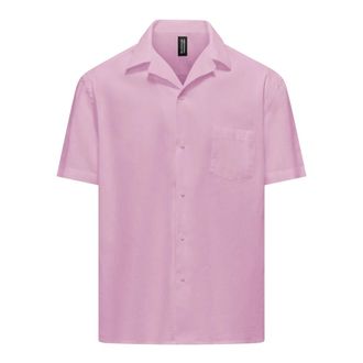 Bomboogie Homme, Chemises, Rose, Taille: XL Chemise en lin et coton m&eacute;lang&eacute;s
