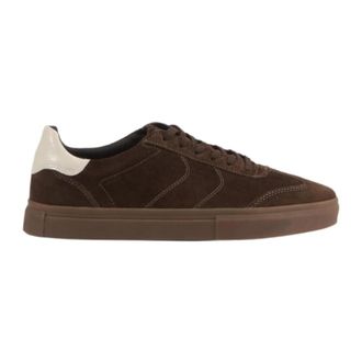 Vagabond Minimalistische Silberne Ledersneaker - - Shoes - Damen - Braun - 37 EU