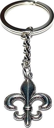 Generic Porte Cl&eacute; Fleur de Lys M&eacute;tal porteclef maison roi clef voiture royaut&eacute; cadeau anniversaire royaume homme femme enfant gar&ccedil;on fille f&ecirc;te des m&egrave;res mama