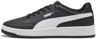 Puma Puma Court Classic Clean Sneaker, Unisex, Schwarz/Wei&szlig;, 6 UK