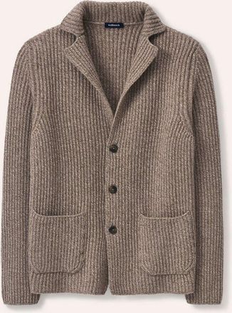 Walbusch Strickjacke Herren Gestricktes Sakko aus Lammwolle, w&auml;rmend