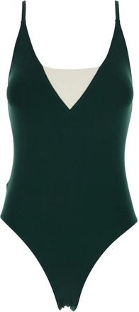 Eres Eres, Femme, Maillots de bain, Vert, Taille: 38 FR Entrevue Tank one-piece