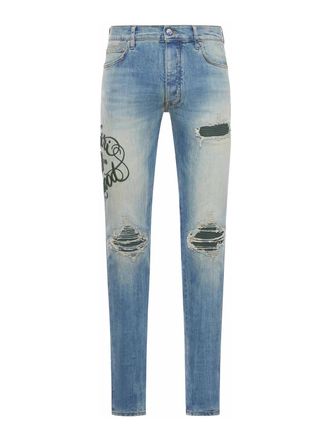 Amiri Skinny Jeans - Blau