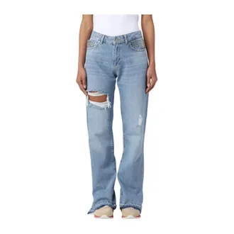 Ga&euml;lle Paris Gerades Jeans - - Jeans - Damen - Blau - W29