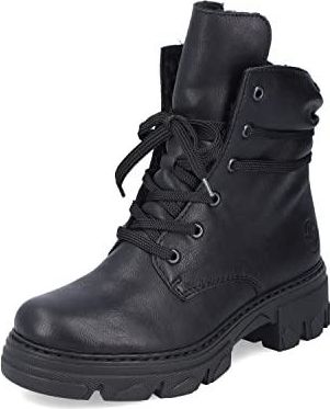 Rieker Femme 74624 Bottes de Motard, Noir 00, 39 EU
