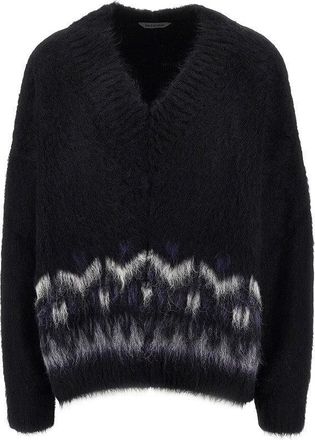 Balenciaga Alpaca-blend oversized sweater Man M
