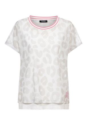 Tuzzi Nero T-Shirt mit Rippb&uuml;ndchen