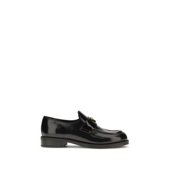 Prada Bos Taurus Slip-On Loafers - - Shoes - Damen - Schwarzk - 39 EU