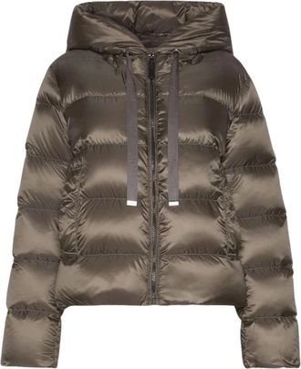 Max Mara Doudoune Courte Oceano - Femme - Vestes - Vert - Taille: 38 FR