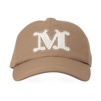 Max Mara Femme, Accessoires, Brun, Taille: ONE Size Casquette de baseball Mxaribaldo