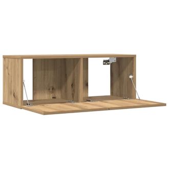 Generic TV Schrank mit 2 Klappt&uuml;ren, TV M&ouml;bel, H&auml;ngeboard, Lowboard, Fernsehschrank, Fernsehtisch, Sideboard, Holzwerkstoff(Wei&szlig; 80x30x30cm) (80x30x30cm)