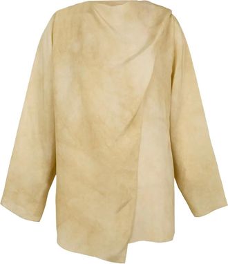 Cortana Dream draped panelled blouse - Nude