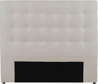 Vente-Unique Polster-Bettkopfteil - 140 cm - Stoff - Beige - Francesco