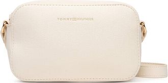 Tommy Hilfiger Handtasche Th Logo Camera Bag AW0AW18115 &Eacute;cru