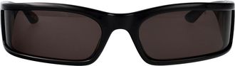 Balenciaga Lunettes De Soleil - Noir