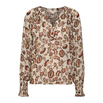 Part Two Japanische Blumenmusterbluse - - Blouses & Shirts - Damen - Mehrfarbig - XL