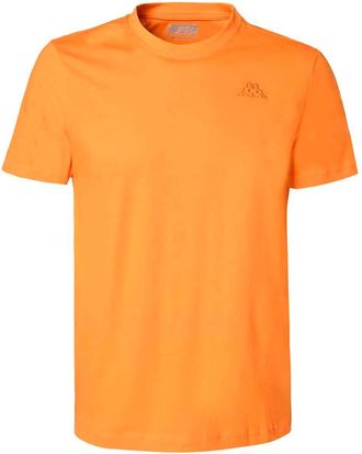 Kappa Herren Cafers Slim Tee Bequemes und stilvolles technisches T-Shirt, Orange (Orange Popsicle/Orange), 4X-Large