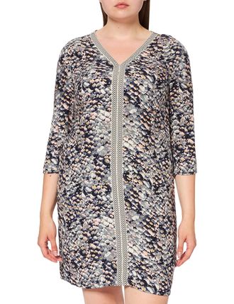 St.Tropez SAINT TROPEZ Damen N6061 Kleid, Mehrfarbig (Tower 163), 40 (Herstellergröße: L)