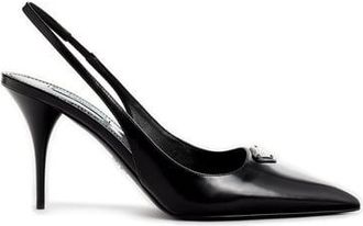 Prada Sling-back en cuir