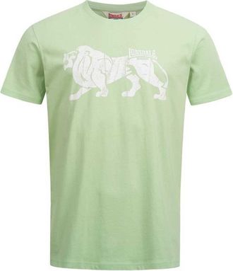Lonsdale Mens ENDMOOR T-Shirt, Pastel Green/White, M