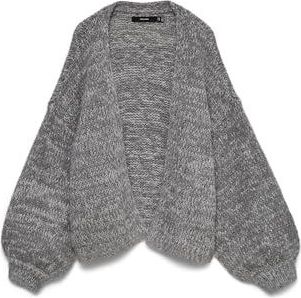 Vero Moda Cardigan Ouvert Vmmaybe Ls Noos, Medium Grey Melange, L, Gris m&eacute;lang&eacute; m&eacute;dium, L