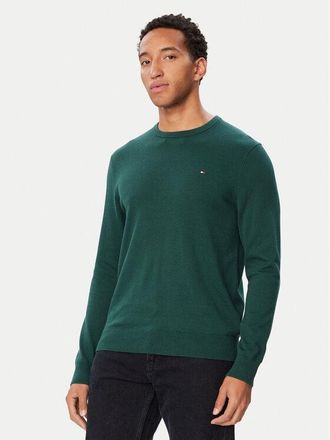 Tommy Hilfiger Pullover Essential Ssnl MW0MW39999 Gr&uuml;n Regular Fit