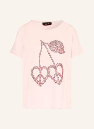 Miss Goodlife Miss Goodlife T-Shirt Mit Schmucksteinen rosa