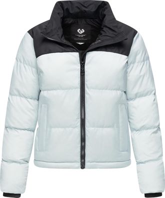 Ragwear Damen Colourblocking Winterjacke Serah Arctic Blue Gr. 6XL