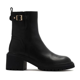 Kazar Femme, Chaussures, Noir, Taille: 40 EU Bottes en cuir avec haut zip