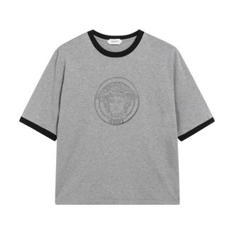 Versace T-Shirts - - Tops - Damen - Grau - S