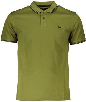 Harmont & Blaine POLO MANICHE CORTE UOMO VERDE