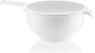 Guzzini Formen Home 120153-11 Sieb mit Griffe, Kunststoff, 24 cm Durchmesser weiß