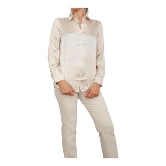 Marella Camicia Cipria - - Blouses & Shirts - Damen - Wei&szlig; - L