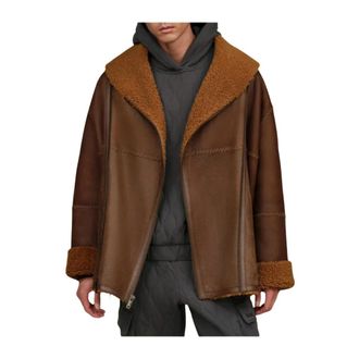 UGG Faux Shearling Jacke - - Jackets - Herren - Braun - L/XL