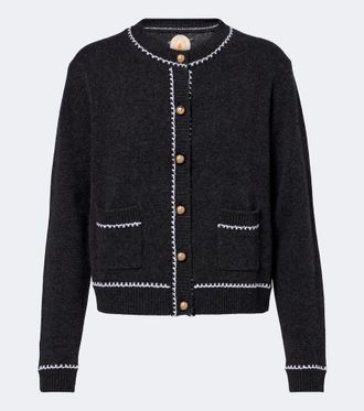 Jardin Des Orangers Cardigan en laine vierge et cachemire