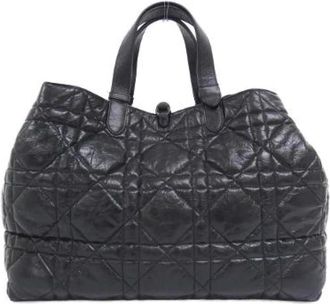 Dior Sac cabas Toujours en cuir doccasion - Femme - Pre-owned - Noir - Taille: ONE Size
