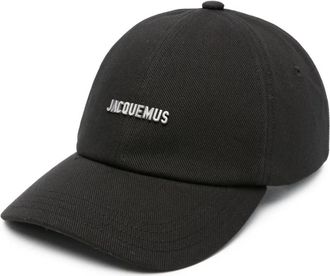 Jacquemus Caps & M&uuml;tzen - Classic Black Baseball Cap With Curved Brim - Gr. 58 - in Schwarz - f&uuml;r Damen