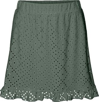 Vero Moda Damen Vmtassa Nw Skirt Noos Rock, Laurel Wreath, XS EU