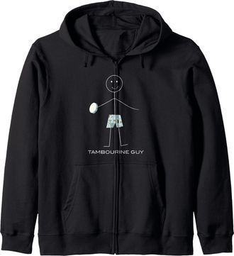 Whyitsme Design Lustige Herren Tamburin, Junge Musiker Geschenke Kapuzenjacke