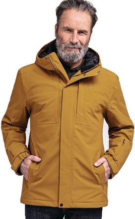 Sch&ouml;ffel Winterjacke Insulated Antwerpen (Kapuze, wasserdicht, atmungsaktiv) gelb/braun