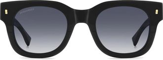 Dsquared2 unisex, Accessoires, Noir, Taille: 48 MM D2 0180/S Lunettes de soleil