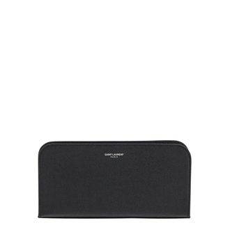 Saint Laurent Leder Geldb&ouml;rse East/Weast Stil - - Accessories - Herren - Schwarzk - ONE SIZE