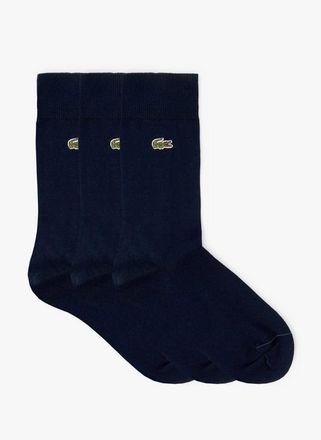 Lacoste viele 3 Paare hochhohen Socken - blau