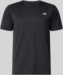 New Balance Funktionsshirt mit Rundhalsausschnitt und Logo