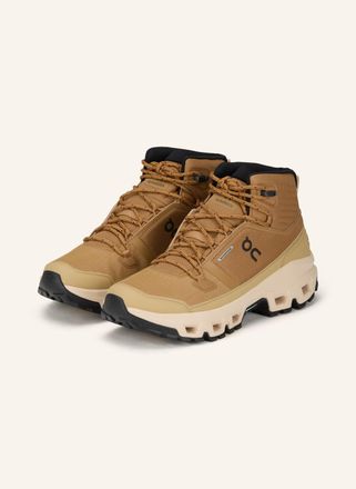 On Wanderschuhe Cloudrock Mid Wp braun