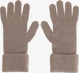 Vivienne Westwood Embroidered Orb Gloves - Gray