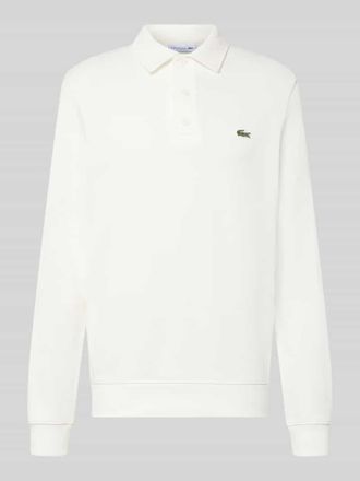 Lacoste Regular Fit Sweatshirt aus reiner Baumwolle