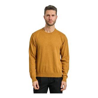 Yes-Zee YES Zee, Homme, Pulls, Jaune, Taille: S Crew Neck Sweater